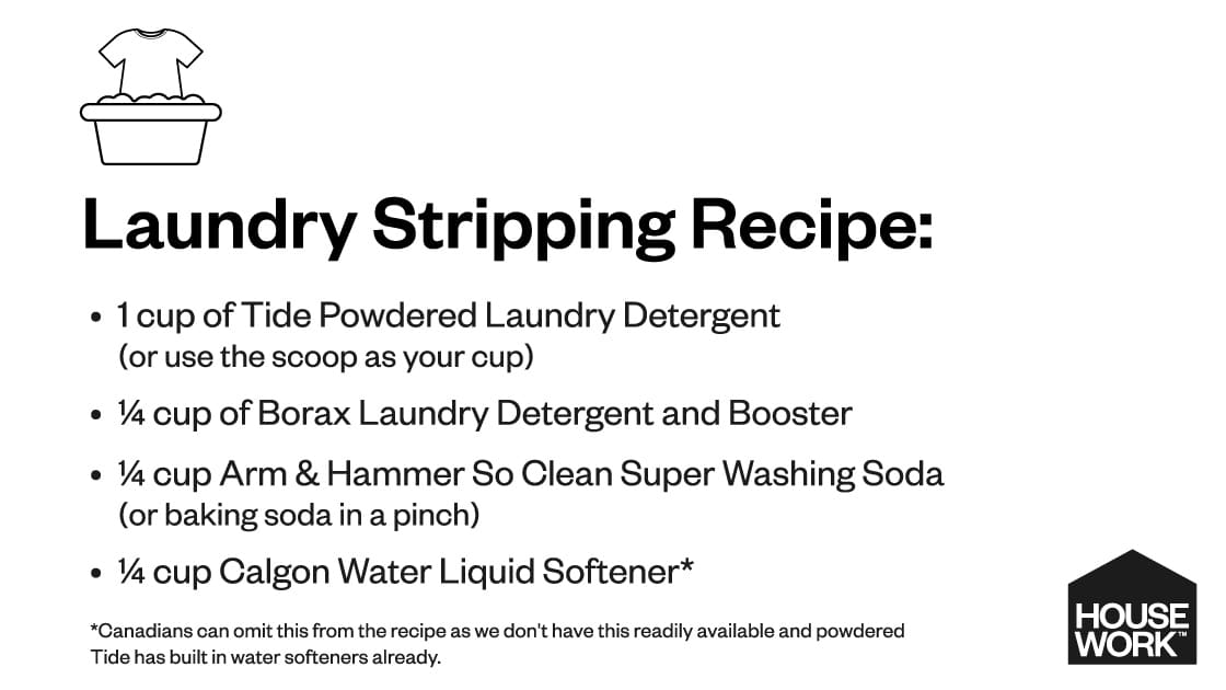 How to Strip (Your Laundry) - House Work