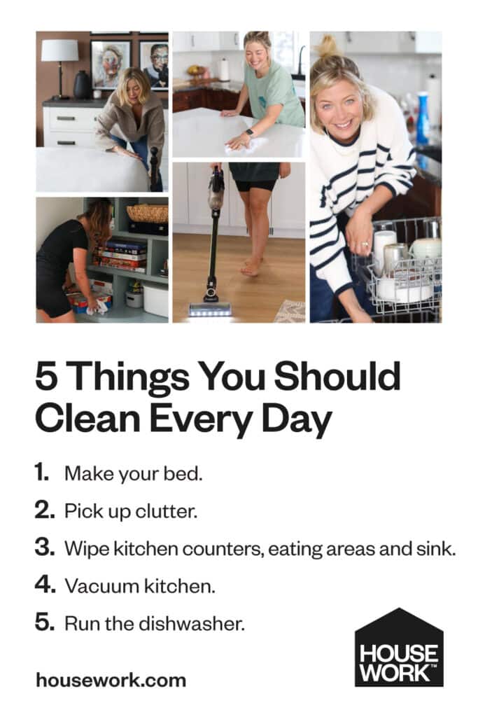 5 Things You Should Clean Every Day - House Work