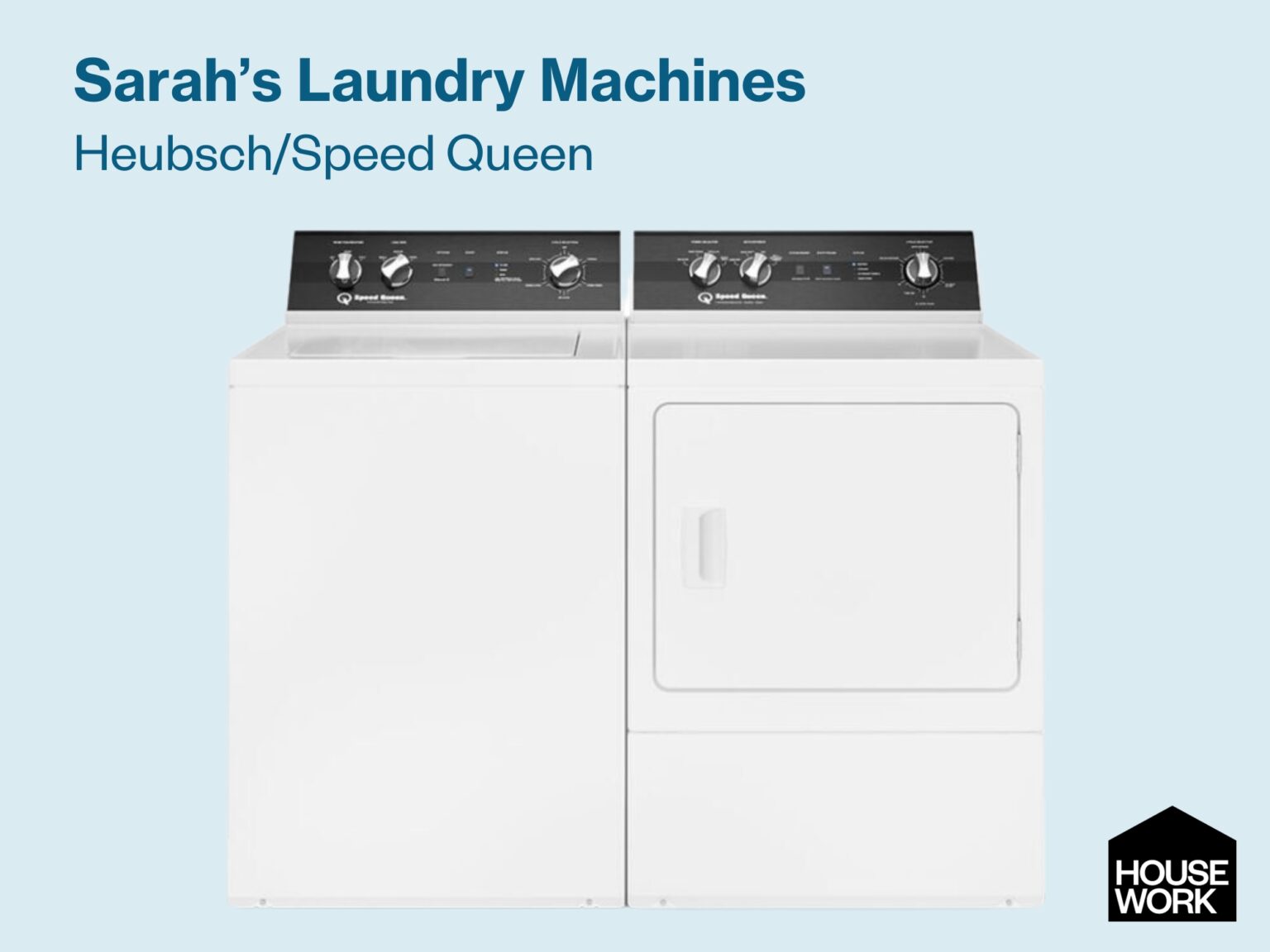Get a Load of This! Sarah’s Choice – for Laundry Machines - House Work